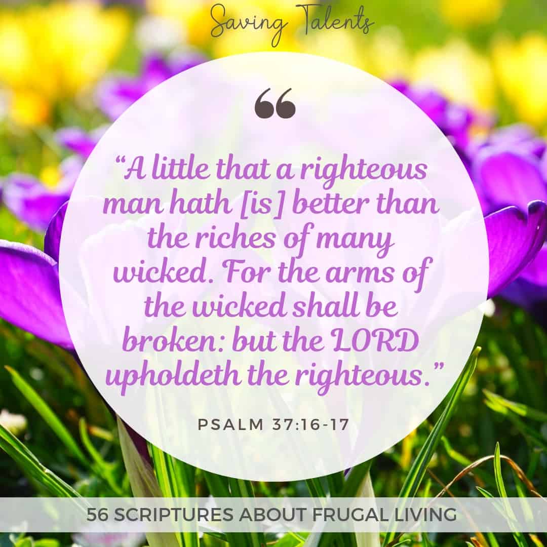56 Scriptures About Money, Frugal Living, and Finances Story