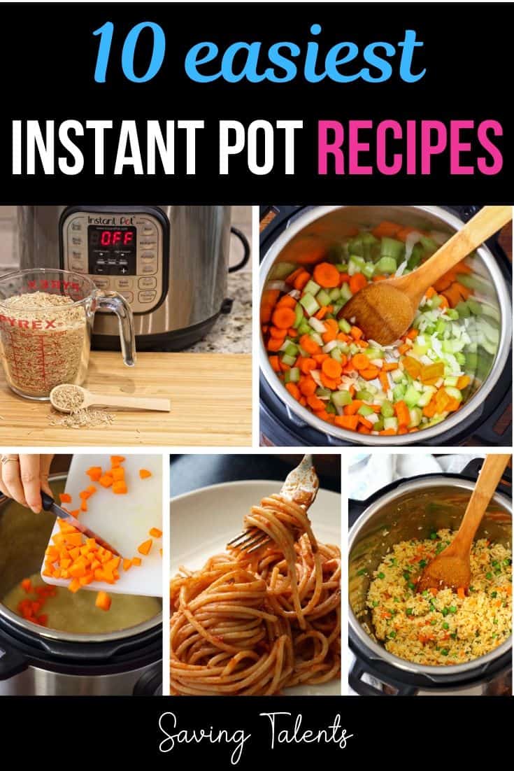 10 Easiest Instant Pot Recipes Everyone Can Make! for Dinner - Saving ...