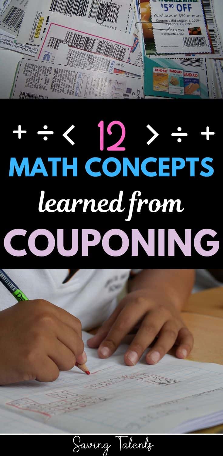 12 Ways on How Coupons Teach Math for Kids - Saving Talents