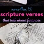 56 Scriptures About Frugal Living, Money, and Finances | Saving Talents