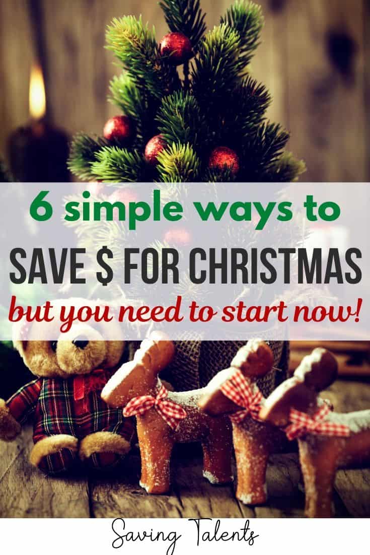 11 Ways to Start Saving For Christmas NOW - Saving Talents