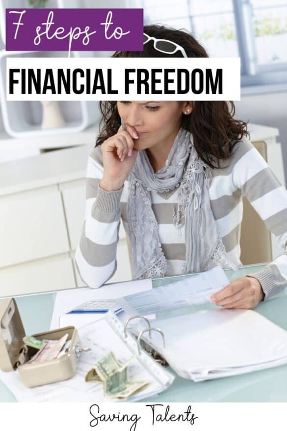 7 Simple Steps to Financial Freedom - Saving Talents