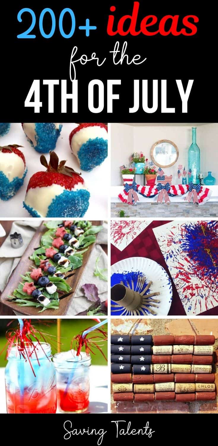 Ultimate List of 300+ Ideas for the 4th of July - Saving Talents