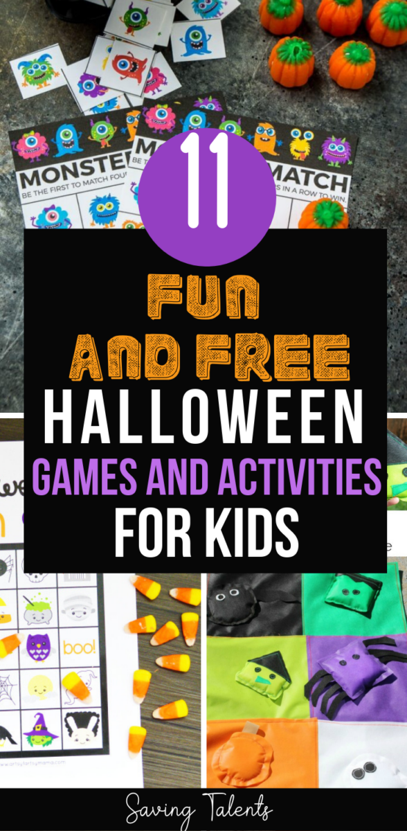 11 Fun (and Free!) Halloween Games & Activities for Kids | Saving Talents