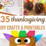 15 Thanksgiving DIY Crafts and Printables for Kids | Saving Talents