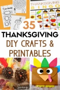 15 Printable Thanksgiving Crafts DIY for Kids - Saving Talents