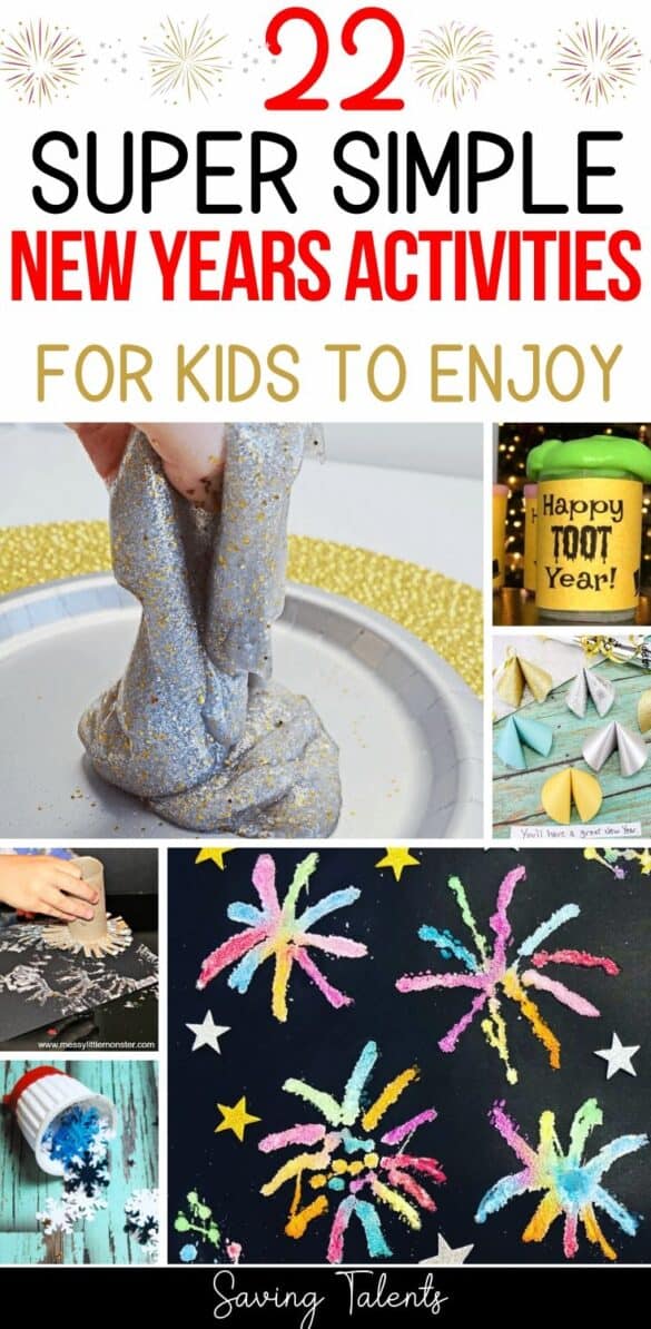22 New Year's Eve Activities for Kids - Saving Talents
