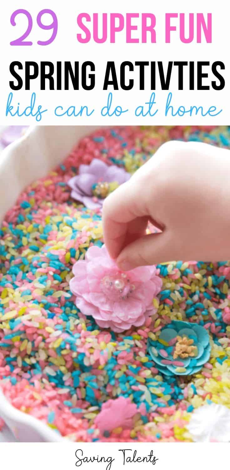 29 Preschool Spring Crafts & Activities for Kids - Saving Talents
