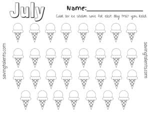 Free Printable Monthly Reading Charts for Kids - Saving Talents