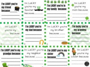 31 FREE St. Patrick's Day Printables | Saving Talents