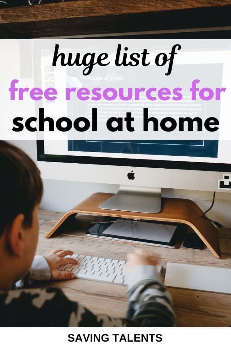 GIANT List of Free Resources for Homeschoolers + Free Daily Schedule