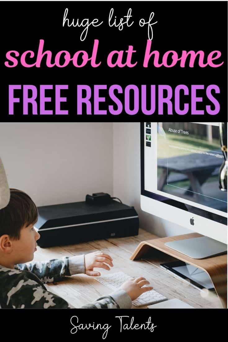 GIANT List of Free Resources for Homeschoolers + Free Daily Schedule