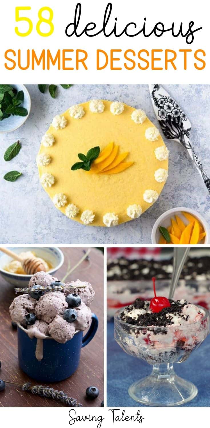 57 Best Summer Dessert Recipes to Keep Cool! - Saving Talents