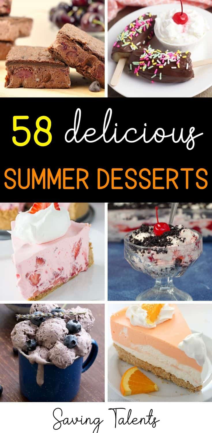 57 Best Summer Dessert Recipes to Keep Cool! - Saving Talents