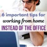 Tips for Working at Home Instead of the Office | Saving Talents