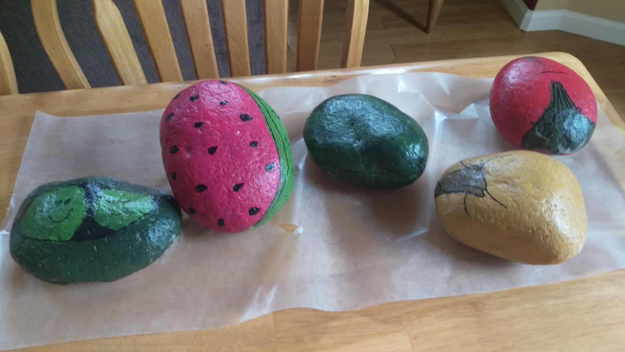 DIY Garden Rock Markers to Label Your Outdoor Vegetable Plants