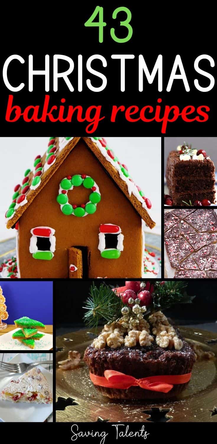 45 Easy Christmas Baking Recipes for Cookies, Cakes, and More - Saving ...