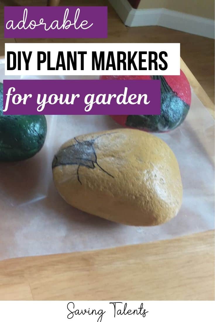 DIY Garden Rock Markers to Label Your Outdoor Vegetable Plants
