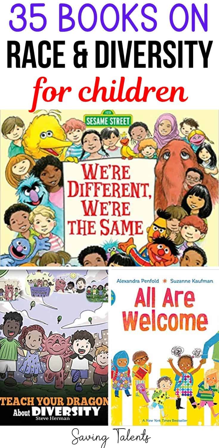 35 Books on Teaching Kids About Racism and Diversity - Saving Talents