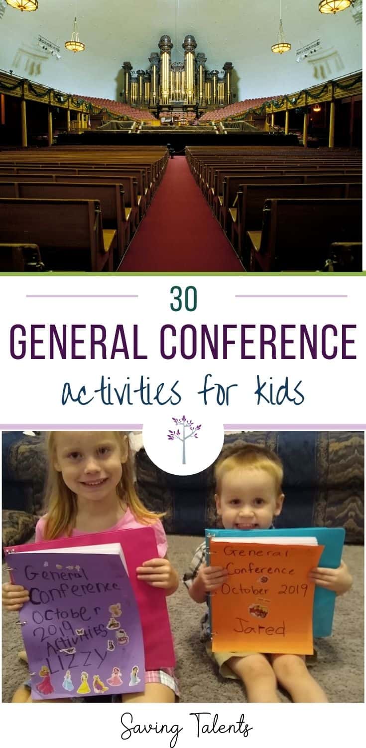 30+ FREE General Conference Activity Ideas for Kids & Preschoolers
