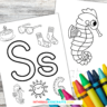Letter S Crafts, Printables, Worksheets, and Activities - Saving Talents