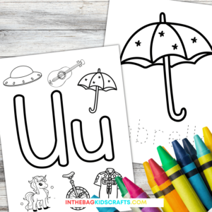 Free Letter U Crafts, Printables, Worksheets, and Activities - Saving ...