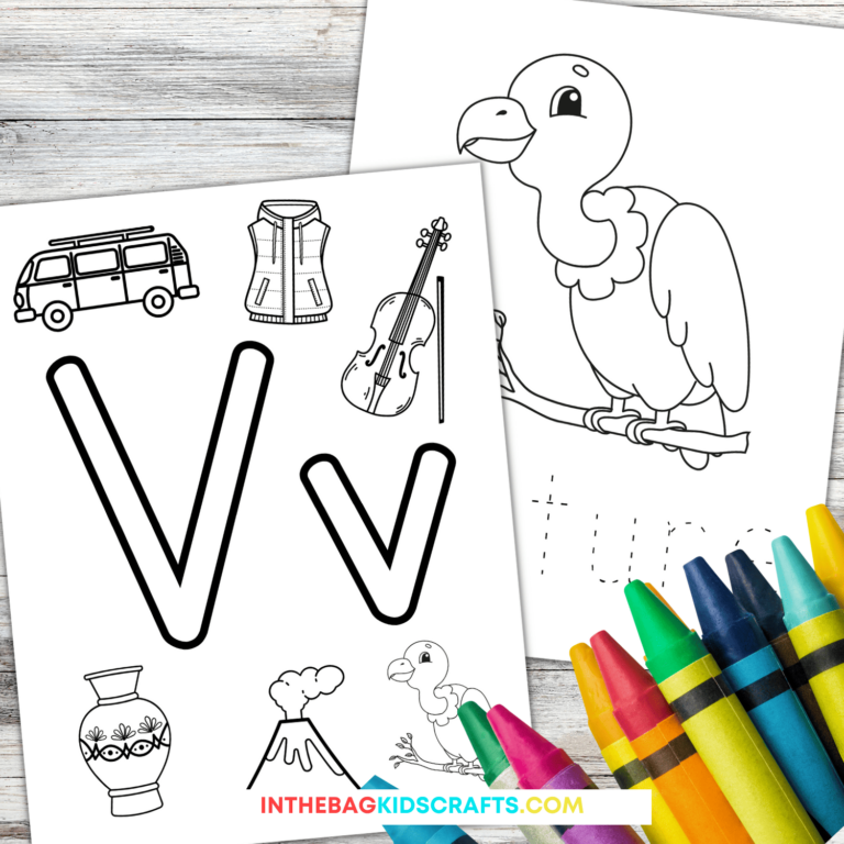 Free Letter V Crafts, Printables, Activities, and Worksheets - Saving ...