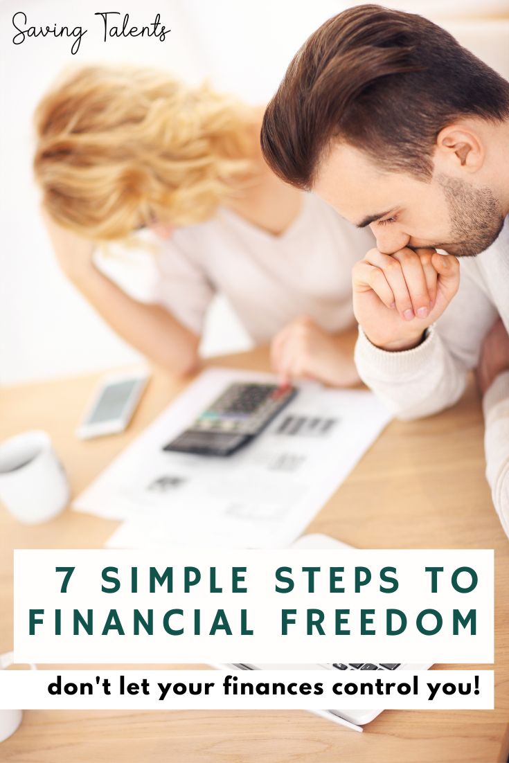7 Simple Steps to Financial Freedom - Saving Talents