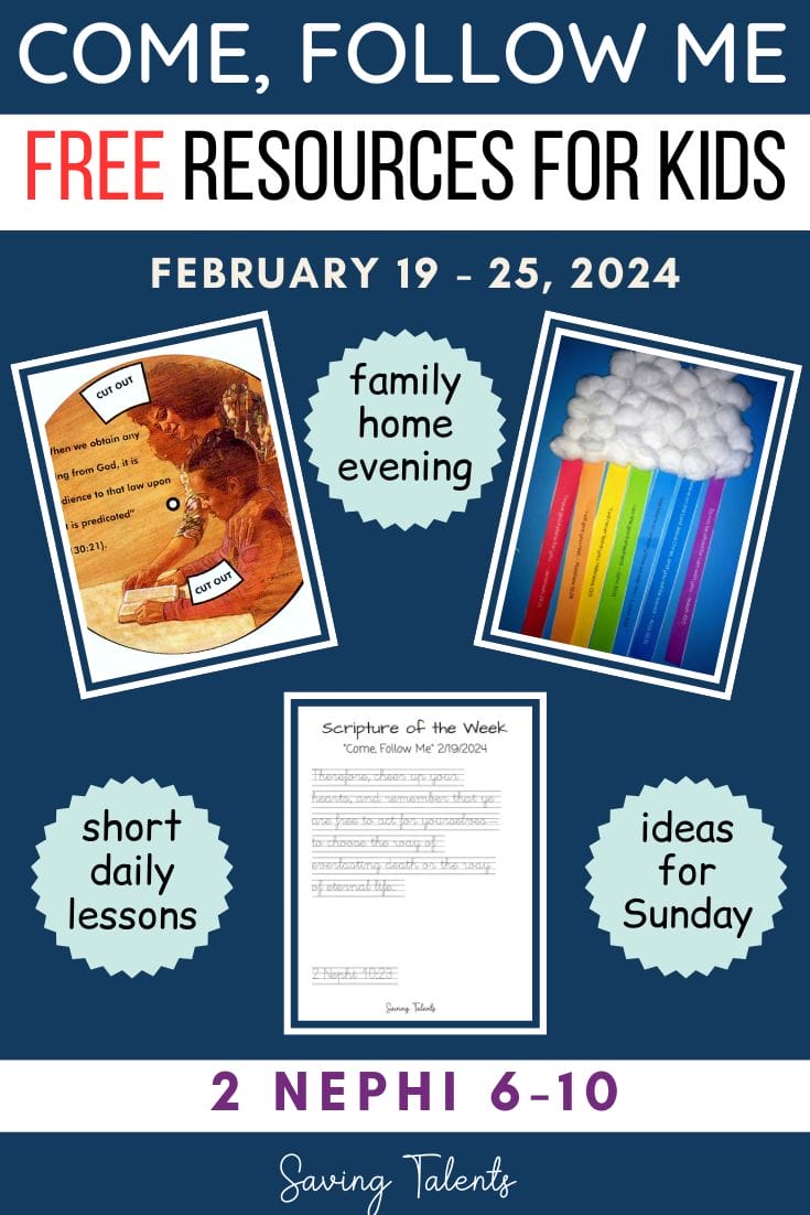 Come Follow Me 2/19/2024 – Devotionals & FHE for Kids