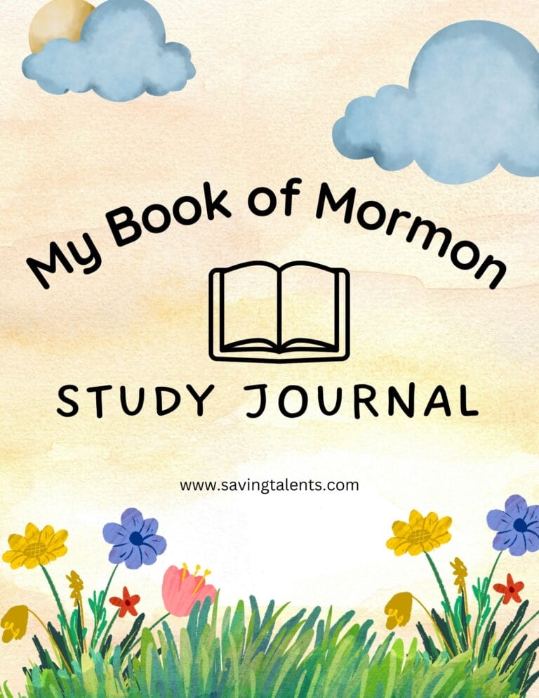 Free Printable Book of Mormon Study Guide Journal for Older Kids, Teens ...