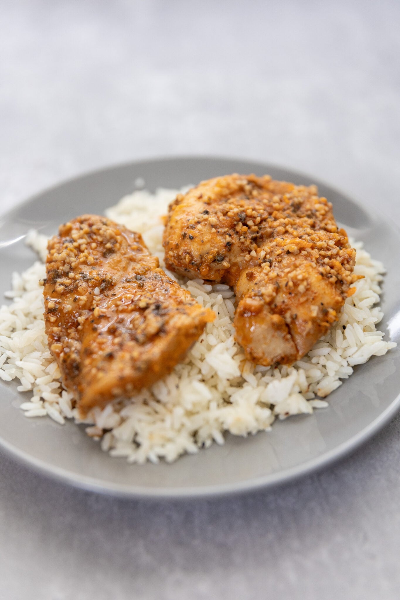 Garlic Brown Sugar Chicken with Rice - Saving Talents