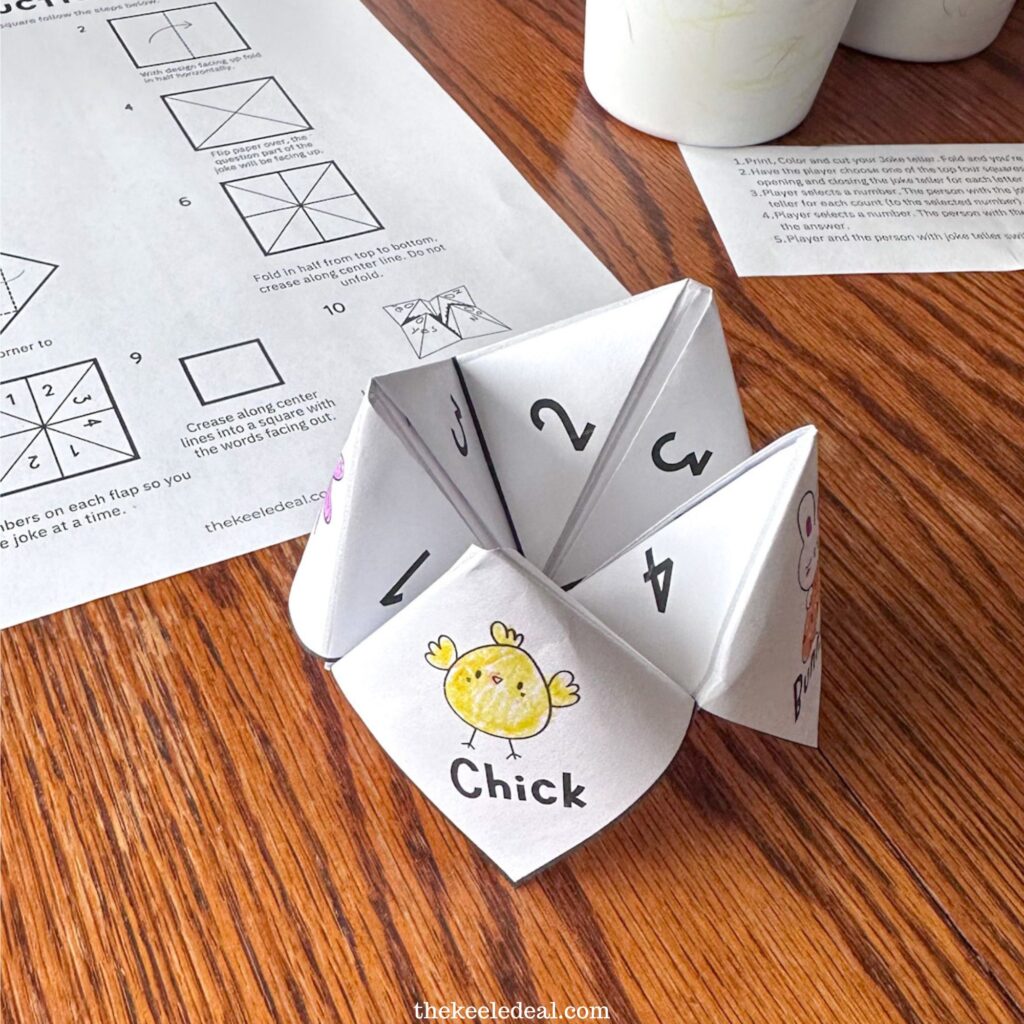 Free Printable Fortune Tellers (aka Cootie Catchers) - Saving Talents