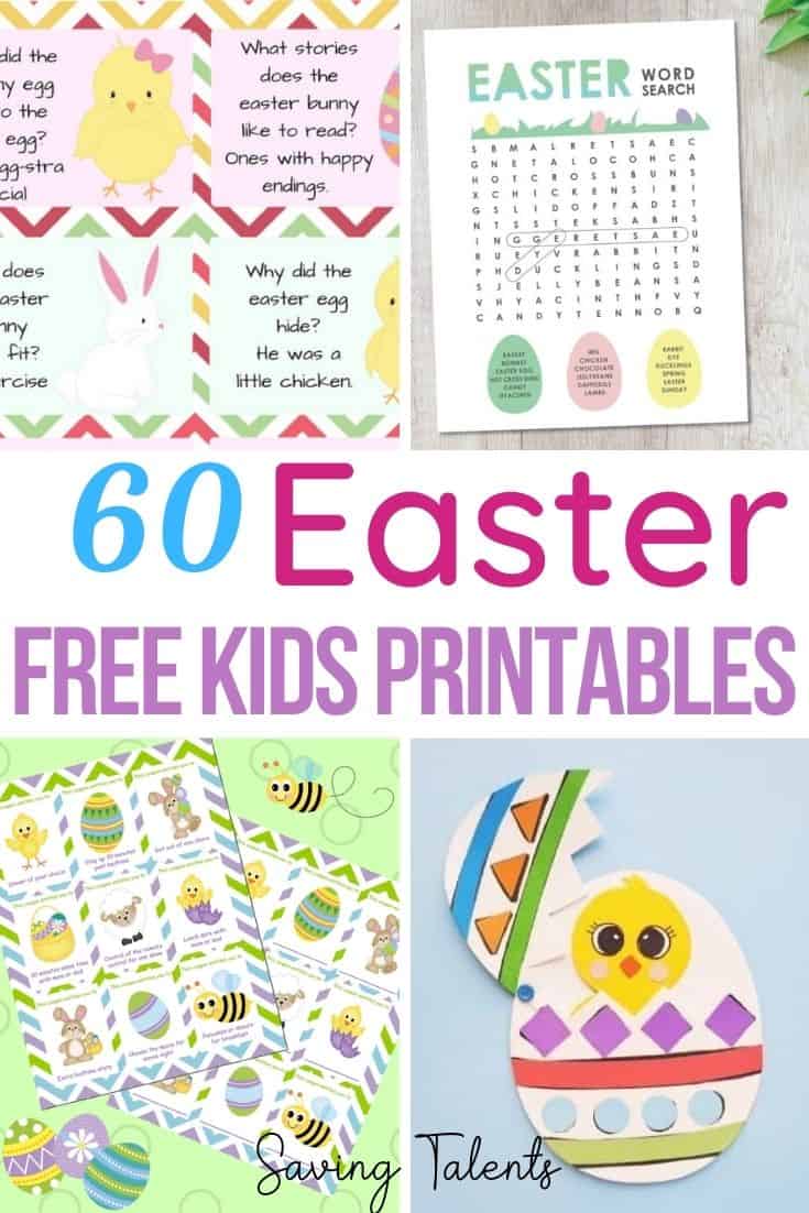 62 Super Fun Free Easter Printables for Kids