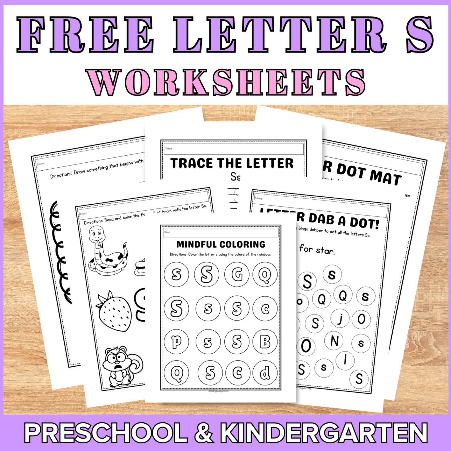 Letter S Crafts, Printables, Worksheets, and Activities - Saving Talents