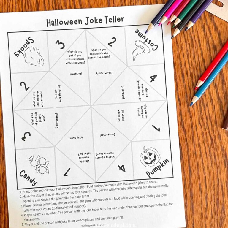 Free Printable Fortune Tellers (aka Cootie Catchers) - Saving Talents