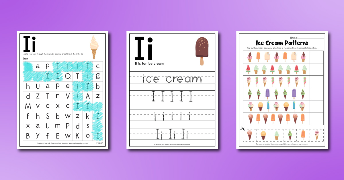 Letter I Crafts - Saving Talents