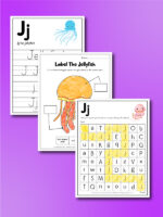Letter J Crafts, Printables, and Worksheets - Saving Talents
