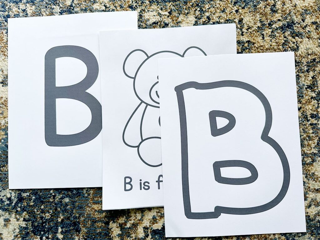 Free Letter B Crafts & Activities for Preschoolers - Saving Talents