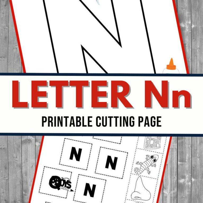 Free Letter N Printables, Worksheets, and Crafts - Saving Talents