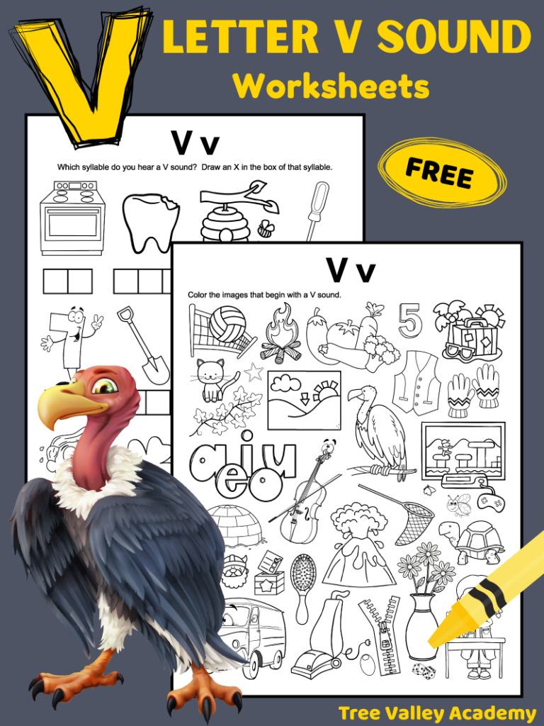 Free Letter V Crafts, Printables, Activities, and Worksheets - Saving ...