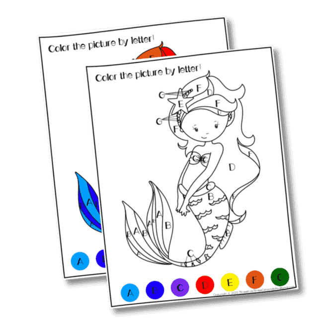 42 Fun and Free Printable Color by Number Worksheets For Kids - Saving ...
