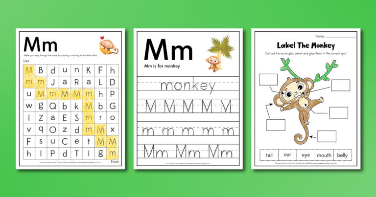 Letter M Crafts, Printables & Activities - Saving Talents