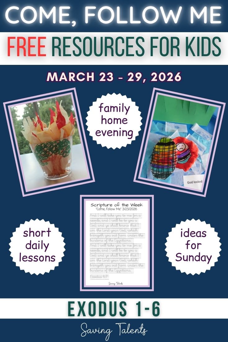 Come Follow Me 3/23/2026 - Devotionals & FHE for Kids