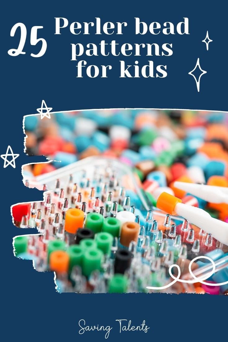 19 Perler Bead Patterns For Kids' Endless Artistic Exploration - Saving ...
