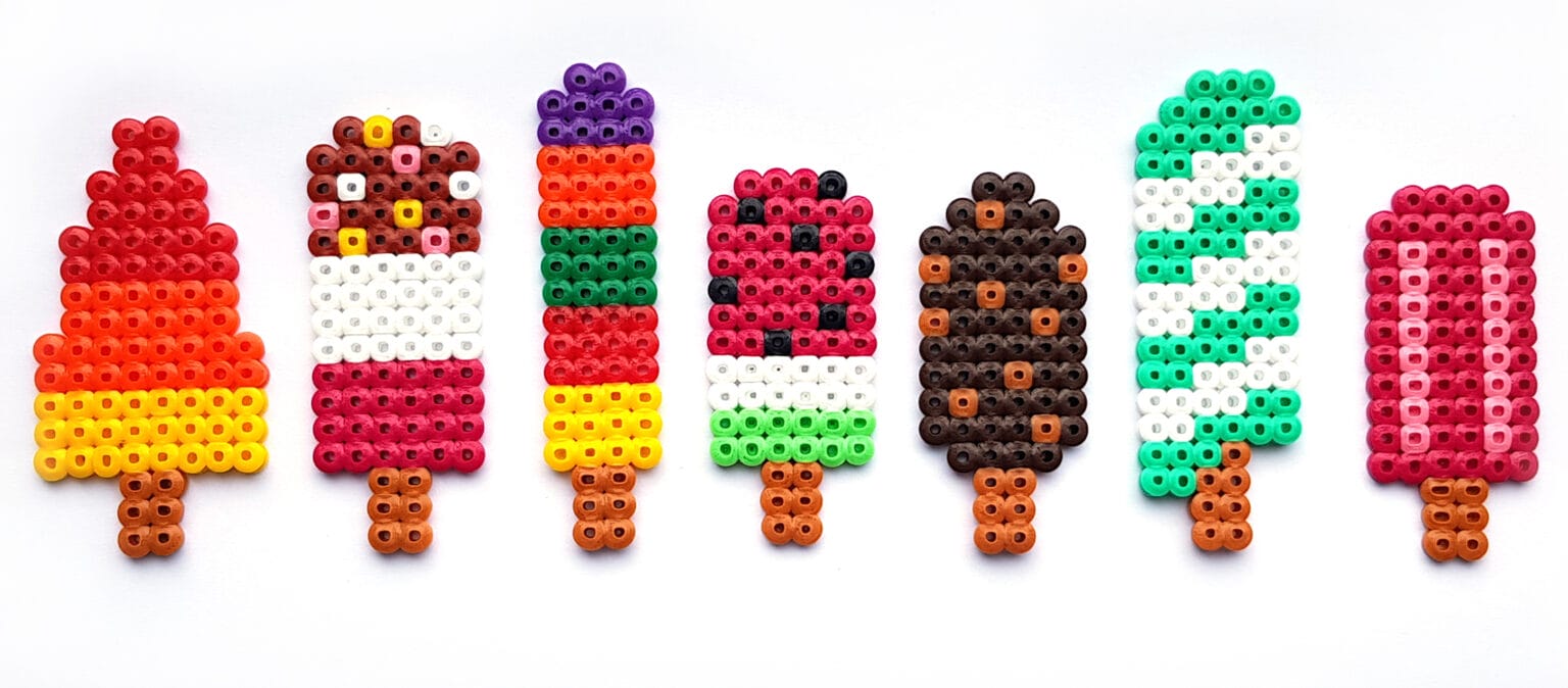 19 Perler Bead Patterns For Kids' Endless Artistic Exploration - Saving ...