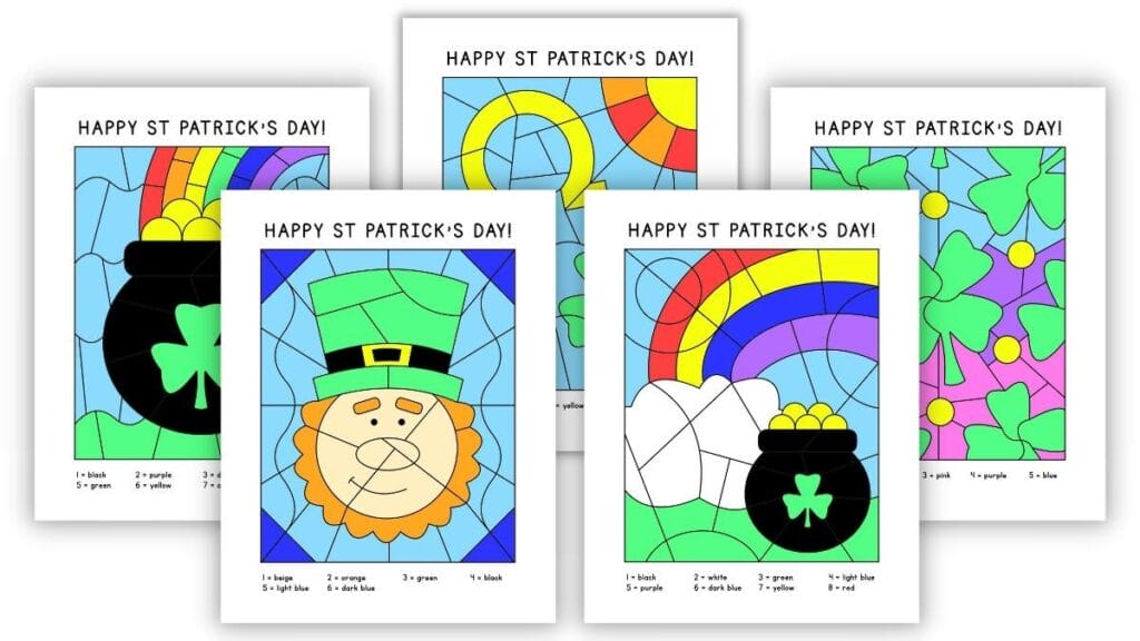 42 Fun and Free Printable Color by Number Worksheets For Kids - Saving ...