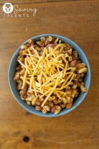 Try My Popular Homemade Silly Chili Macaroni Recipe - Saving Talents