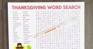 15 Thanksgiving Printables & Crafts DIY for Kids - Saving Talents