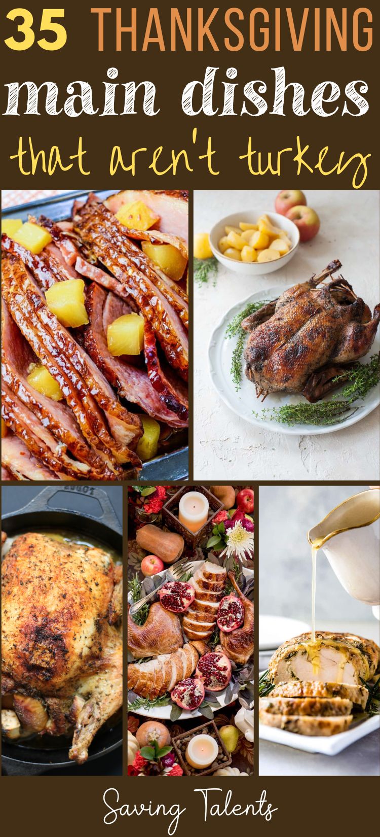 35 Thanksgiving Main Dishes - Saving Talents