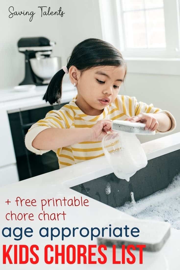 You'll Love Our Free Printable Chore Charts For Kids With This Age ...